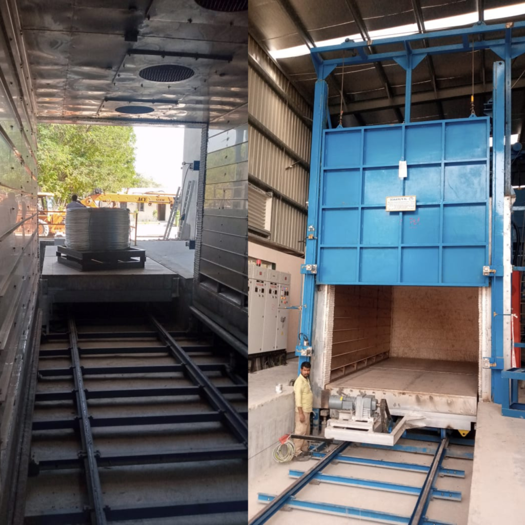 Bogie Hearth Ageing Cum Annealing Furnace For Conductor Industries